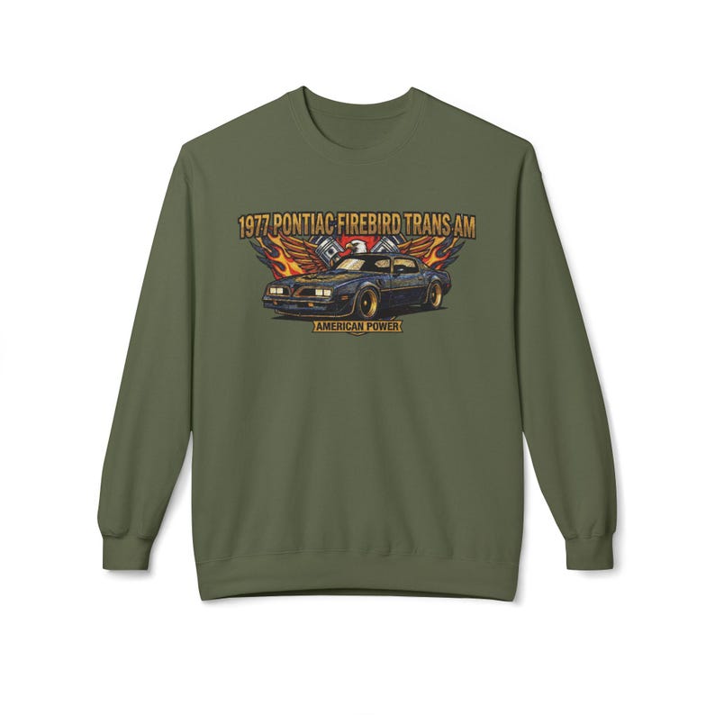 1977 Pontiac Firebird Trans Am Sweatshirt | Classic Muscle Car Crew - Etsy