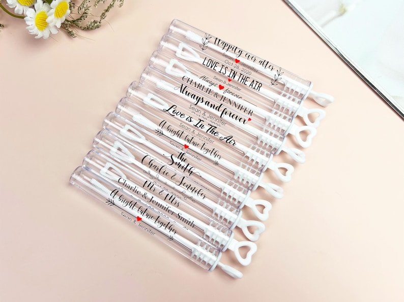Custom Wedding Bubbles Labels, Personalized Stickers for Favors ...