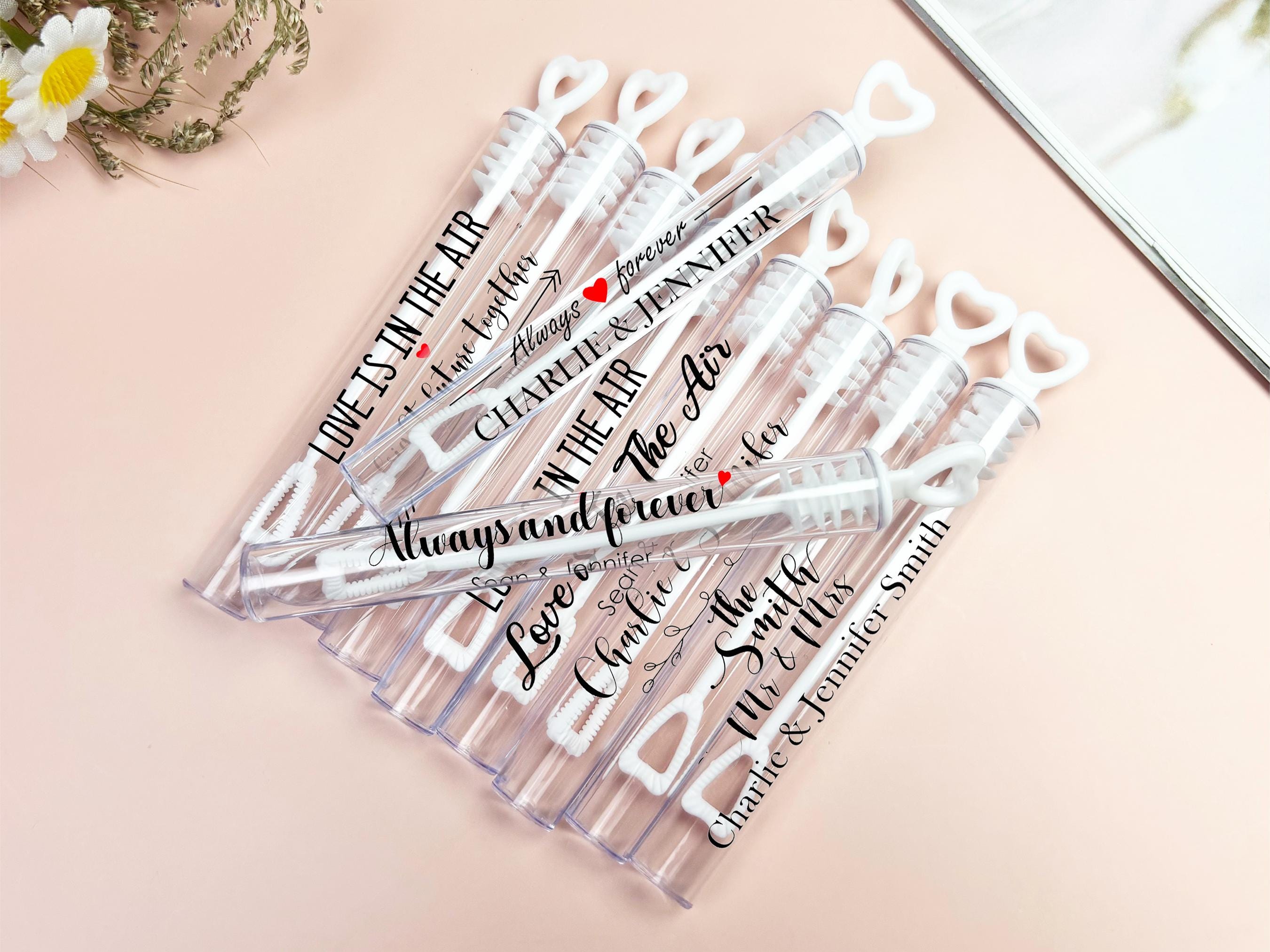 Custom Wedding Bubbles Labels, Personalized Stickers for Favors ...