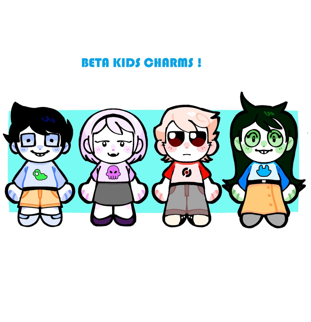 Homestuck Beta Kids Charms [PREORDERS OPEN] - Etsy