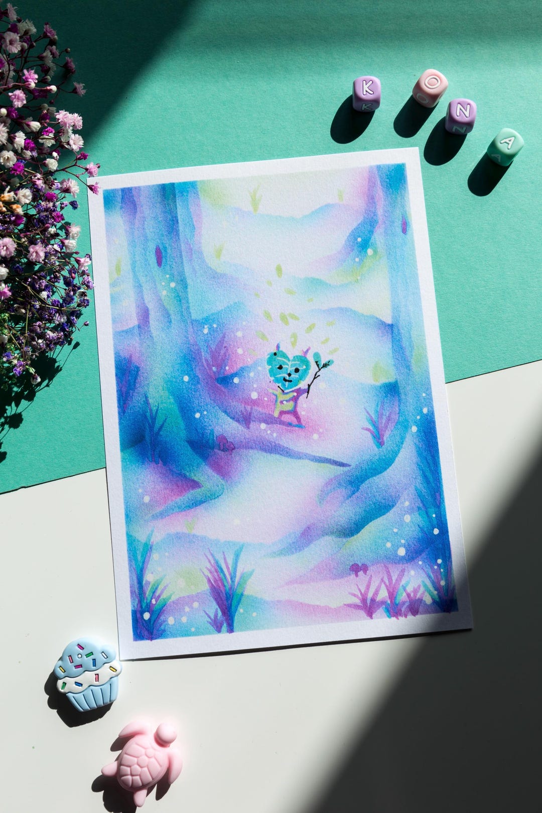 Zelda Korok Forest Print: Dreamy Fan Art - Etsy
