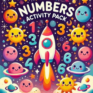 Numbers Activity Pack - Etsy