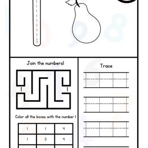 Numbers Activity Pack - Etsy