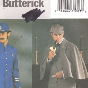 Butterick 3993 Victorian Costume Pattern Sherlock Holmes Detective ...