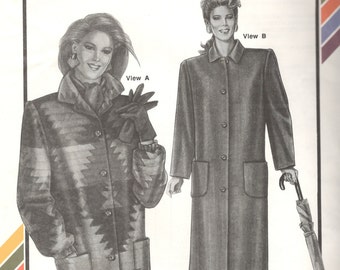 Simplicity 9928 1990s Misses Pullover Nightgown and Robe Pattern Womens ...