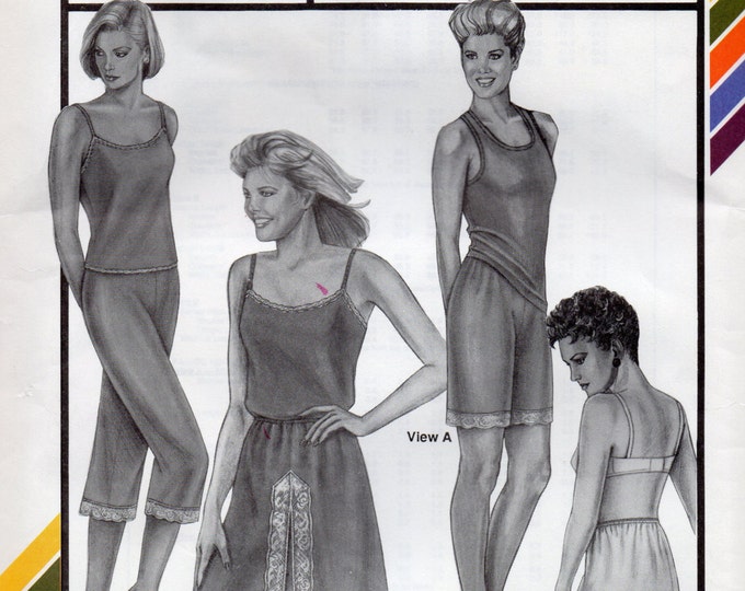Stretch & Sew 2054 Misses Lingerie Pattern Petti Pants and | Etsy