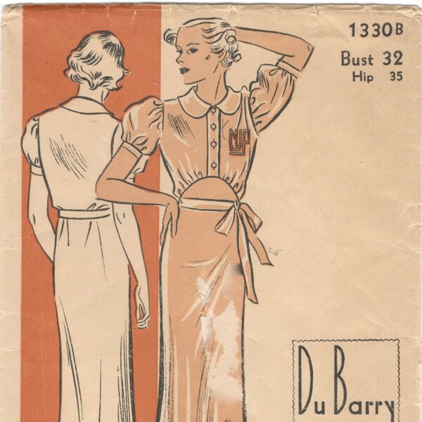 1930s Sewing Pattern - Etsy