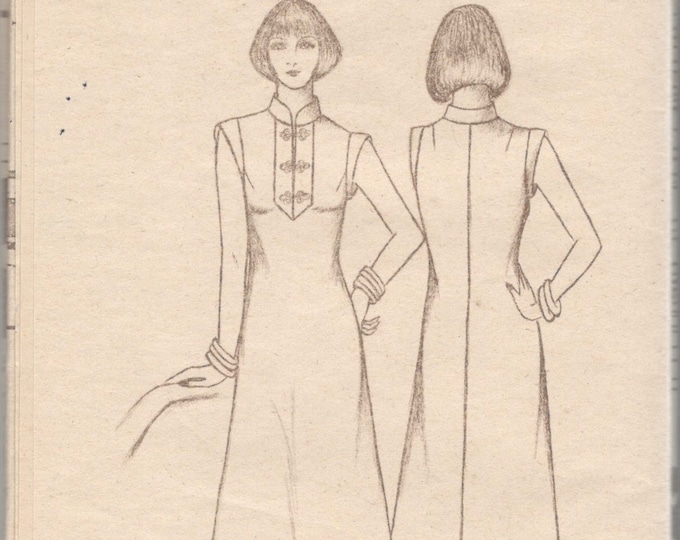 Pauloa 1001A Misses Far East Style A Line Dress Pattern Asian Womens ...