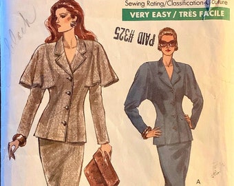 Vogue 9697 1980s Misses Camisole and Shoulder Pads Pattern 4 Styles for ...