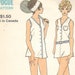 Lois Ericson 301 Vest Wardrobe Pattern 3 Styles Asymmetrical - Etsy