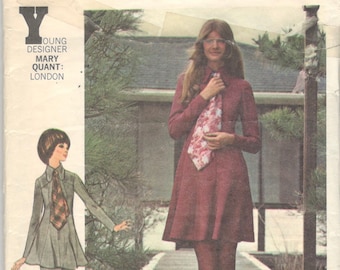 Butterick 4831 1960s MARY QUANT Misses Mod Mini Dress Pattern - Etsy