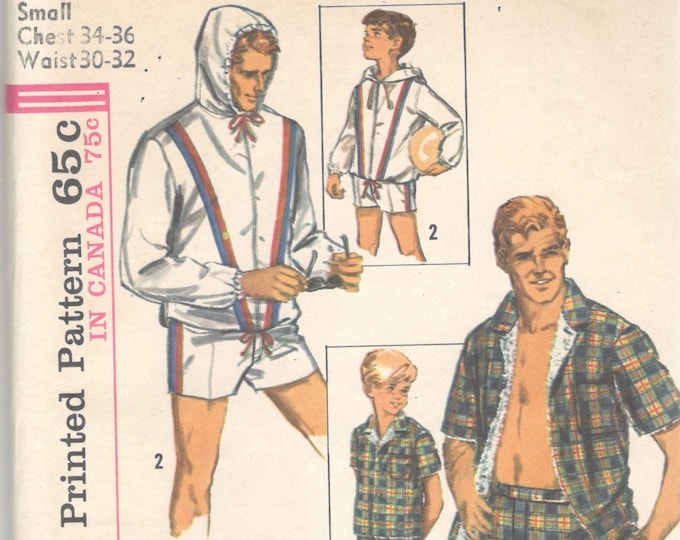 1960s Mccalls 2079 Mens Surplice and Cassock Pattern Adult Vintage ...