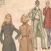 1970s Simplicity 9612 Double Breasted Coat Jacket and Pants - Etsy