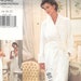Vogue 9346 Misses Elegant Nightgown and Wrap Robe Pattern Criss Cross ...