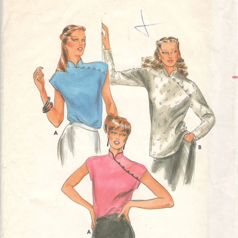 Asian Blouse Pattern - Etsy