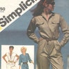 Simplicity 8975 1980s Misses Lingerie Robe Midriff Teddy Bras and ...