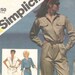 Simplicity 8975 1980s Misses Lingerie Robe Midriff Teddy Bras and ...