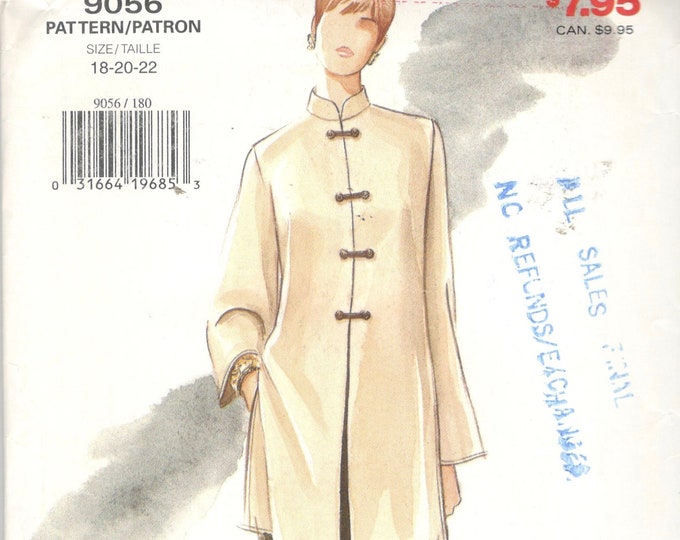 Vogue 9056 Misses Oriental Tunic and Straight Leg Pants Pattern Ultra ...