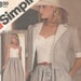 Butterick 6820 1970s Misses Close Fitting Bodysuit and Mini Skirt ...