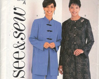 Vogue 7618 KOKO Misses Loose Fit Dress Top and Pants Pattern Very Easy ...