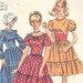 Simplicity 6832 Misses Western Dress Bonnet Waist Cincher Pattern ...