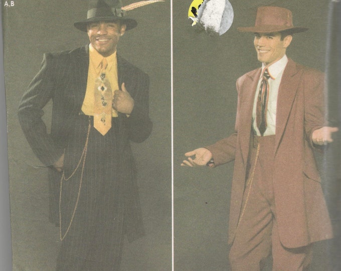 Simplicity 4585 Mens 1920s Style Zoot Suit Pattern Costume Gangster ...