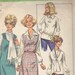 Simplicity 8890 1970s Misses Half Size Scoop Neck Jumper Blouse and ...