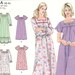 Simplicity 2731 Misses Pullover Nightgown Pattern Sleeve Options Square ...