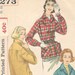 Mccalls 9592 1950s Misses Robe Nightgown Pattern Full Regular Length ...