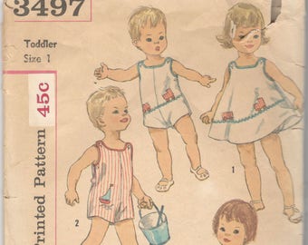 Simplicity 7617 1960s Girls Mod 3 Armhole Wrap Dress Pattern Pre Teen ...