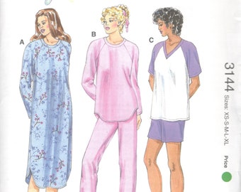 New Look 6163 Misses Victorian Style Nightgown Sewing Pattern Tucked ...