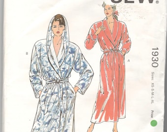 Wrap Robe Pattern - Etsy