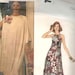 Vogue 1147 1970s Misses Evening Halter Dress Gown Pattern Toga Pattern ...