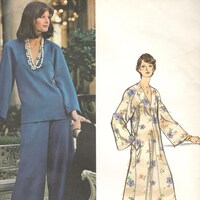 1980s Vogue 2652 Vintage Sewing Pattern Misses Formal Dress, Long Dress ...