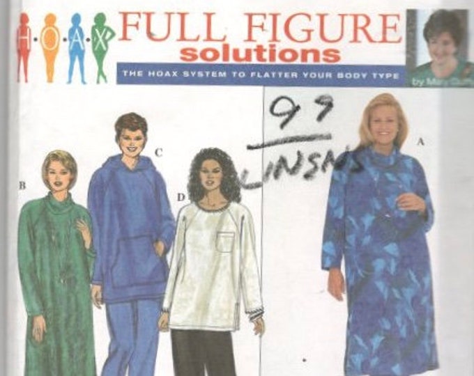 Simplicity 8382 Womens Pullover Caftan Top and Pants Pattern Easy Full ...