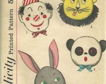 1970s Simplicity 8782 Stuffed Forest Animals Pattern Squirrel Owl Skunk ...