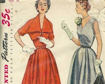 Simplicity 2118 1950s Misses Bra Top Blouse Pattern Womens Vintage ...