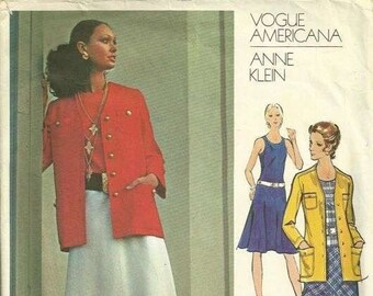 Vogue 7571 Misses 1920s Inspired Evening Dress Pattern Womens Vintage ...