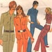 1970s Simplicity 9596 Misses Groovy JUMPSUIT Pattern for Knits - Etsy