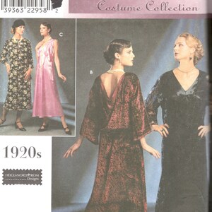 Simplicity 8739 1920s Dress Pattern Great Gatsby Downton Abbey Flapper ...