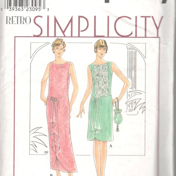 1920s Cocktail Dress Pattern - Etsy