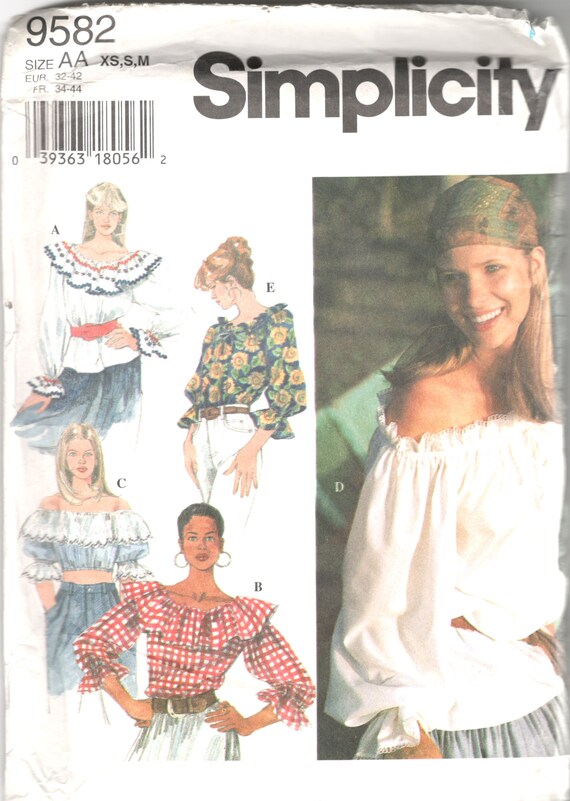 Off The Shoulder Peasant Blouse Pattern DIY Easy Off The Shoulder Top