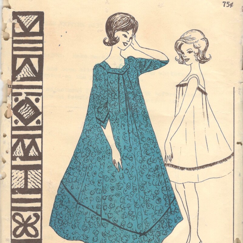 1960s Muumuu Pattern - Etsy