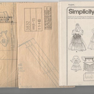 Simplicity 3832 Belly Dancing Costume Pattern Dance Studio Harem Pants ...