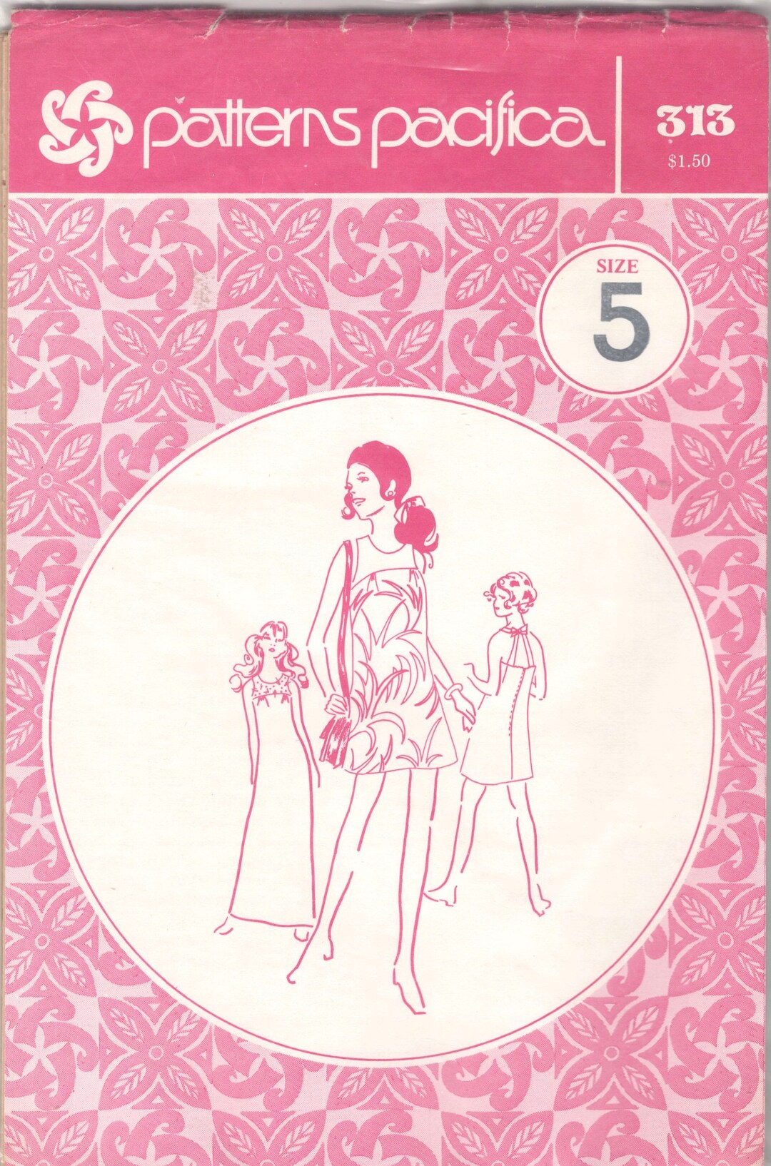 Patterns Pacifica 313 1970s Junior Petite A Line Dress Pattern 3 ...
