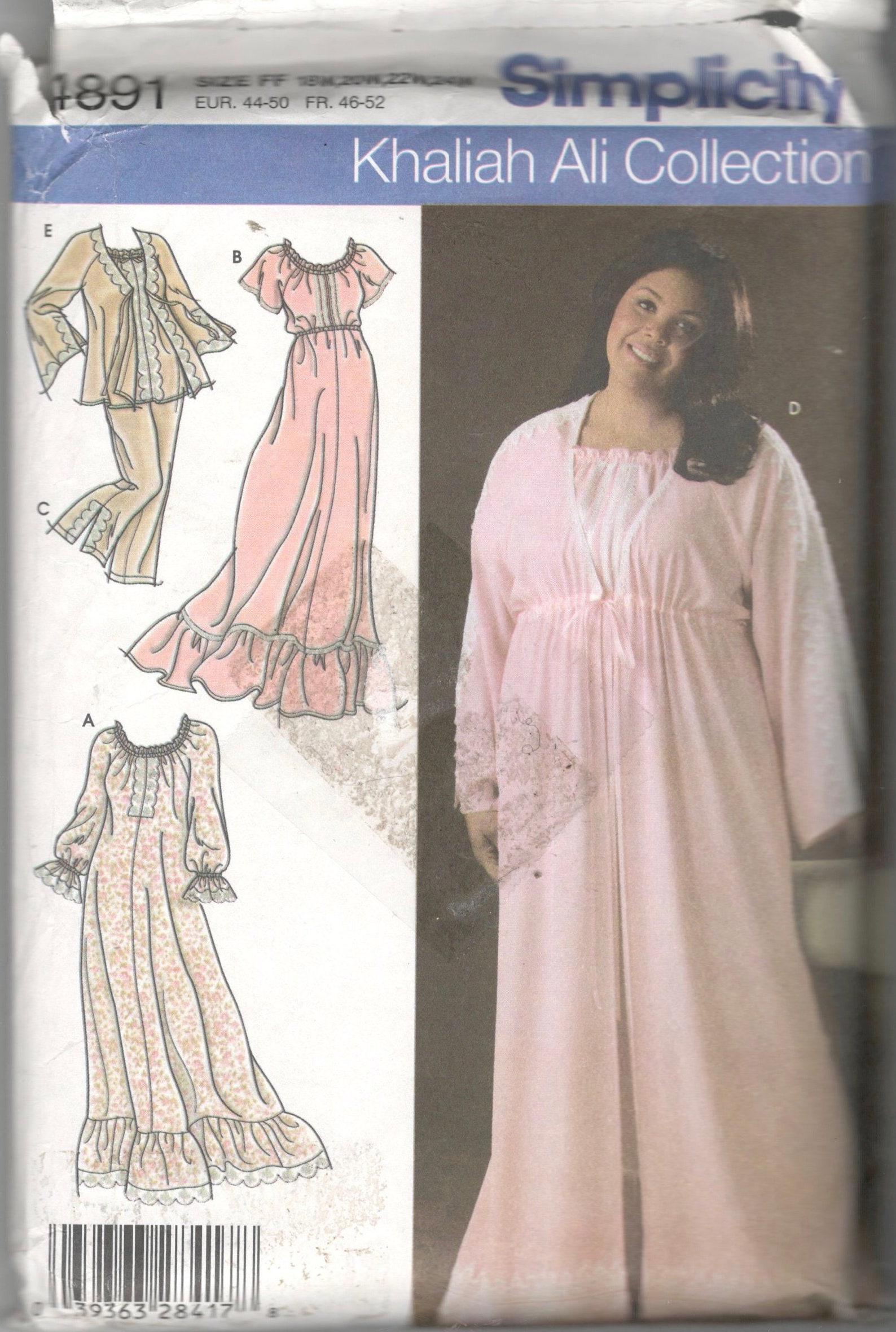 Simplicity 4891 Beautiful Womens Nightgown Pajamas Robe - Etsy