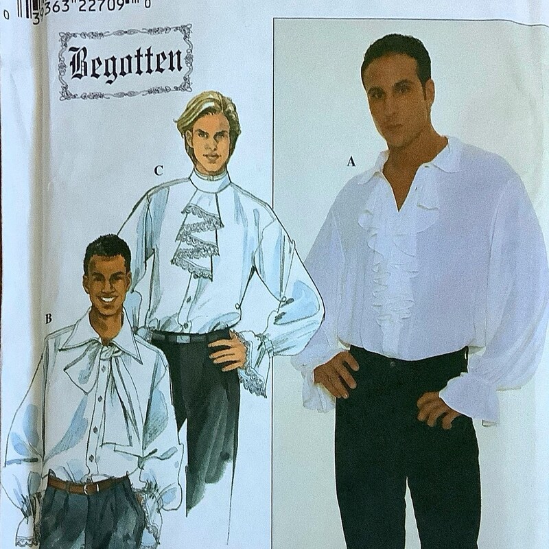 Victorian Shirt Pattern - Etsy