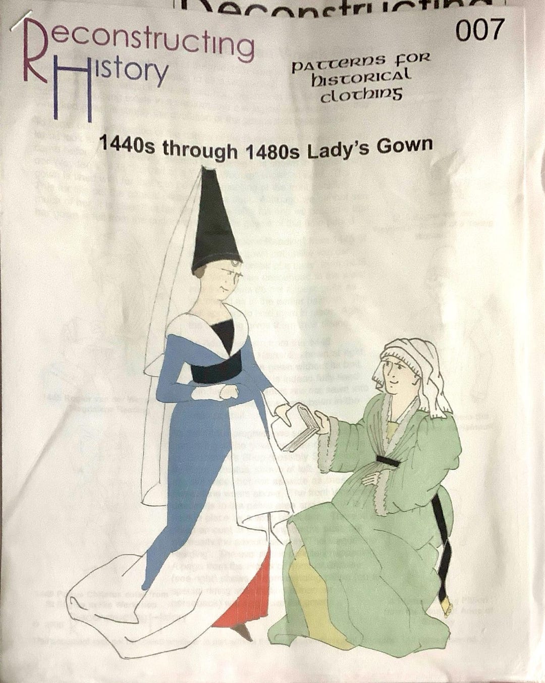 Reconstructing History 007 15th Century Lady's V Neck Gown Burgundian ...