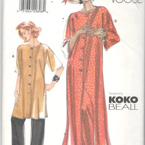 Vogue 7053 KOKO Beall Misses Very Loose Fit Tunic Pants Pattern Very ...