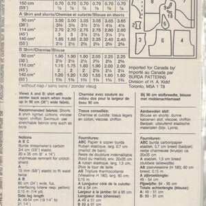 Burda 5076 1980s Misses Halter Swimsuit Wide Leg Shorts Tie Front Top ...